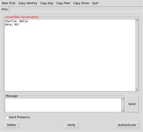 Graphical User Interface GUI UnMessage 0 1 0 Documentation