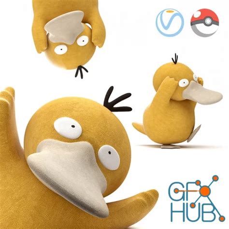 3d Model Psyduck 39983