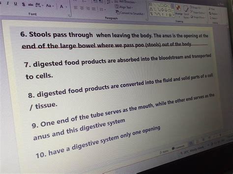 True Or False6 Stools Pass Through When Leaving The Body The Ans Is
