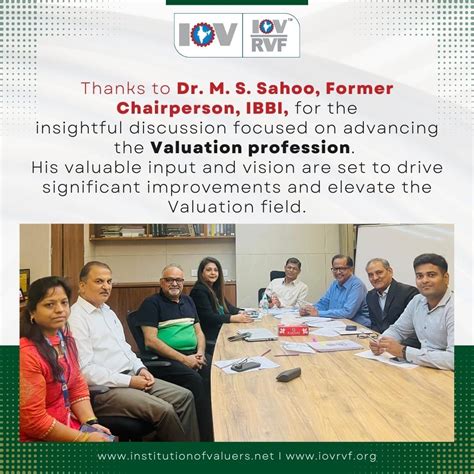 Ibbis Talk On Valuations By Mr M S Sahoo Iov Rvf® Iov Registered
