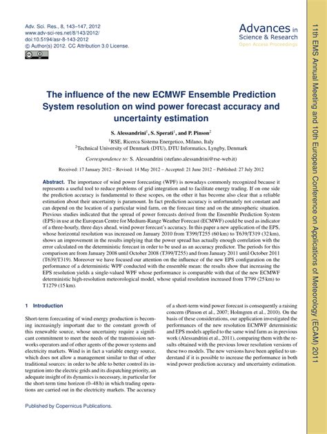 Pdf The Influence Of The New Ecmwf Ensemble Prediction System
