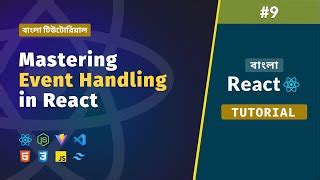 Mastering Event Handling In React Complete Bangla Doovi