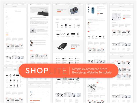 shoplite simple ecommerce bootstrap 5 html css free website template