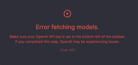 Error Fetching Models On Vercel · Issue 526 · Mckaywrigleychatbot Ui