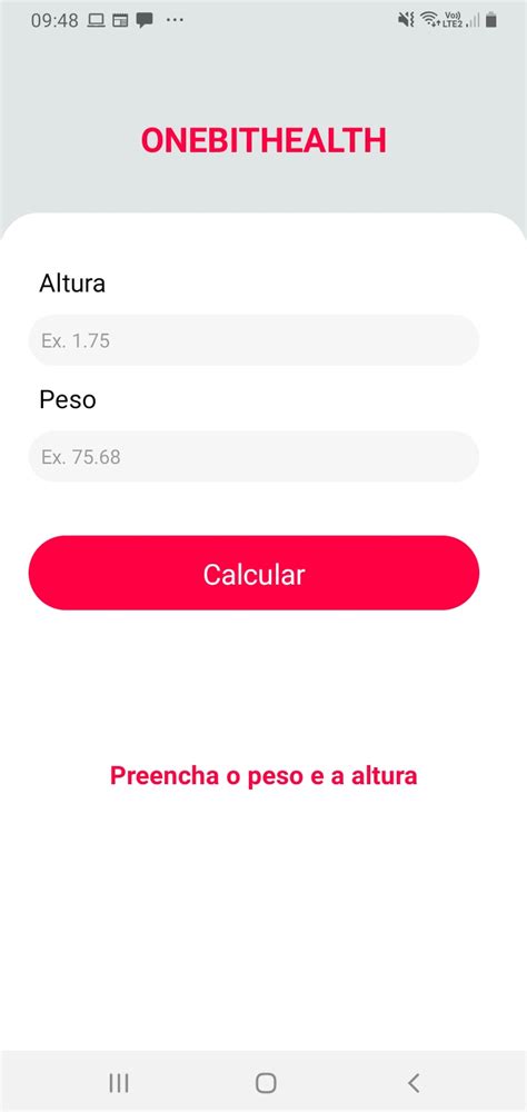 Github Batista Calculo De Imc React Aplica O Mobile Single Page Desenvolvida Em