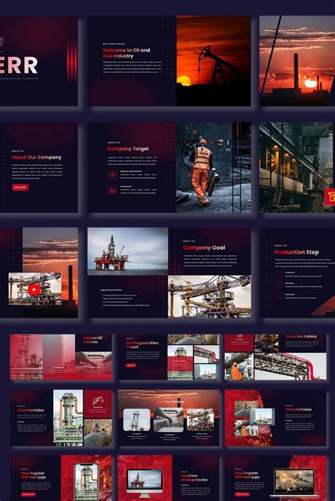 Oilerr Oil And Gas Industry Presentation Powerpoint Template In 2025