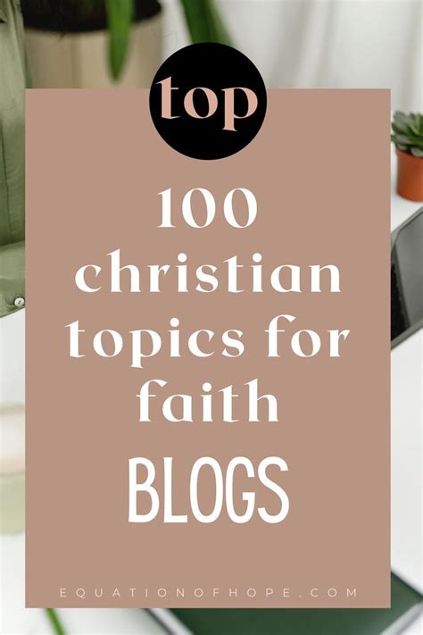 100 Creative Unique Christian Blog Post Ideas Artofit