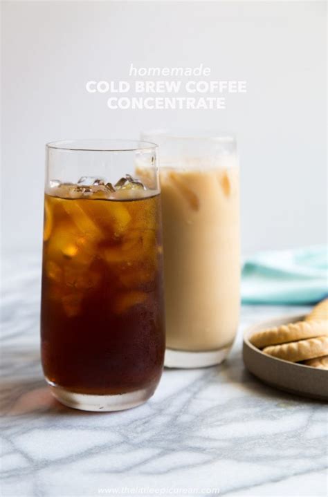 Cold Brew Coffee Concentrate The Little Epicurean