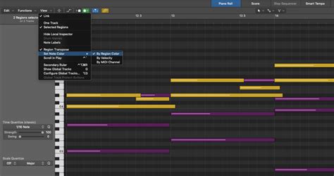 Edit Multiple MIDI Regions In Logic Pro Professional Composers