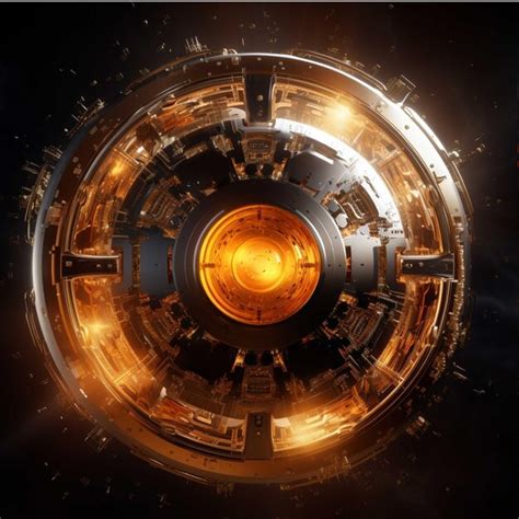 Premium AI Image D Rendering Of Abstract Technology Concept With Circuit Board And Lens Flare