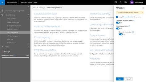 Enable Generative Ai Features In Learn365 Help Center