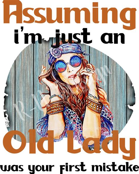 Assuming Im An Old Lady Etsy