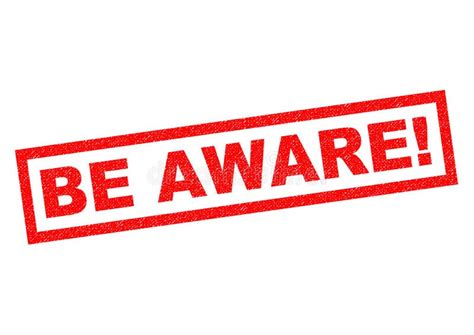BE AWARE! stock illustration. Illustration of mindful - 88001265