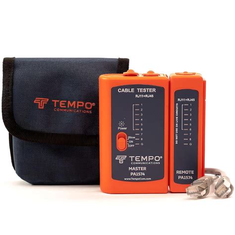 Tempo Pa1574 Rj45 Network Cable Tester Telephone And Ethernet Cable Tester Continuity Tester