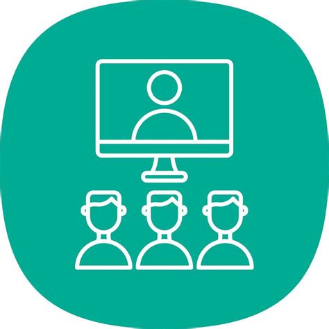 Virtual Class Line Curve Icon 43323926 Vector Art At Vecteezy Virtual Class Line Curve Icon 43323926 Vector Art At Vecteezy