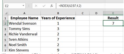 How To Use Index Function Excelchat