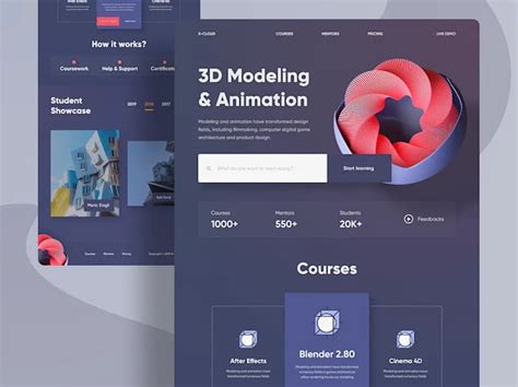 3d And Dynamic Figma Web Design And Framer Development By Michelarcuri