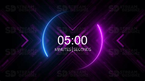 Stream Countdown Timer Overlay Illuminate Stream Designz