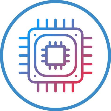 Premium Vector Cpu Processor Icon Style