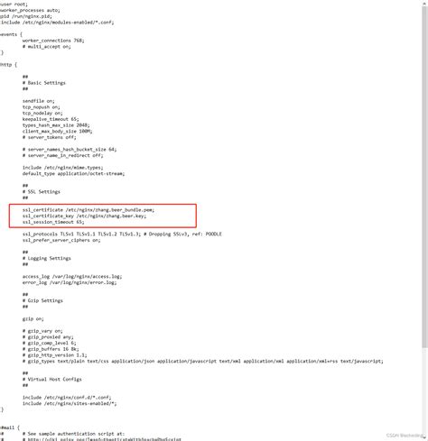 Nginx 服务器 Ssl 证书安装部署sites Enabled Ssl配置 Csdn博客