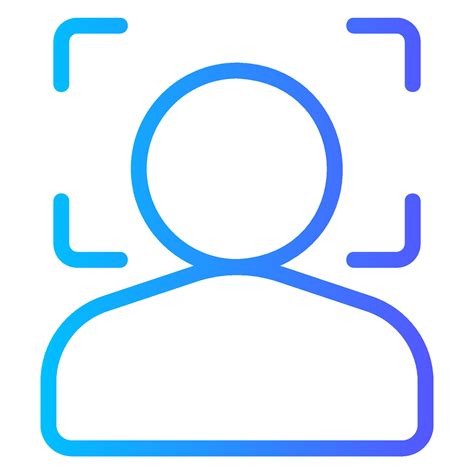 Face Recognition Gradient Icon 34563482 Vector Art At Vecteezy