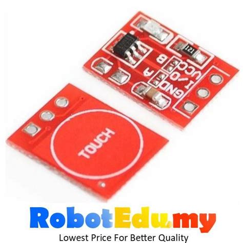 Ttp223 Small Size Capacitive Touch Button Butang Switch Sensor Module