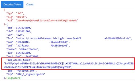Pass An Identity Provider Access Token To Your App Azure Ad B C Microsoft Learn