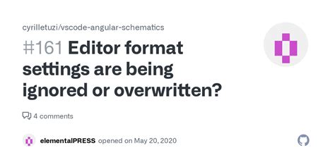 Editor Format Settings Are Being Ignored Or Overwritten Issue Cyrilletuzi Vscode