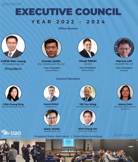 Honoured To Be Elected Council Member And Vice President Finance Of The Singapore Water