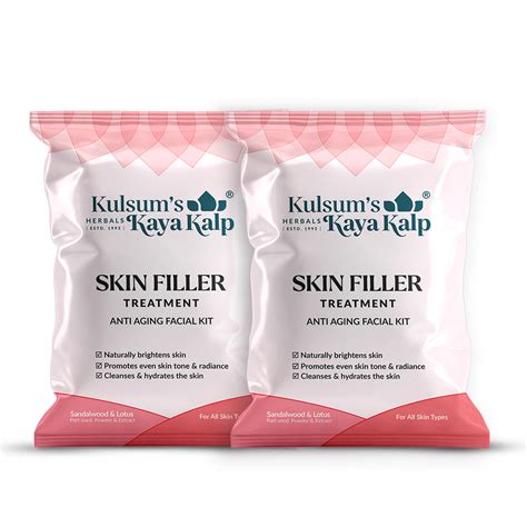 Buy Pack Of 2 Skin Filler Treatment Anti Aging Facial Kits