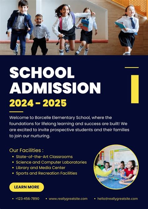 Free Custom Printable School Flyer Templates Canva
