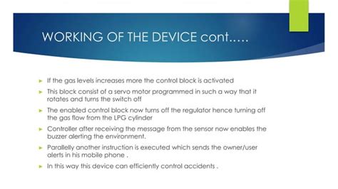 Iot Based Gas Leakage Detection And Control Pptx