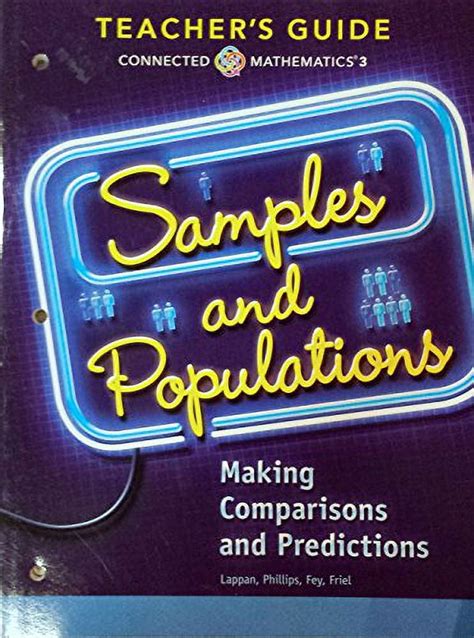Pre Owned Samples And Populations Making Comparisons And Predictions Connected Mathematics 3