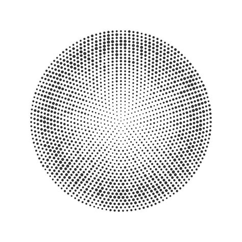 Premium Vector Circle Halftone Pattern Dots Background Vector Circle