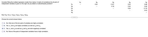 solved consider fitting the multiple regression model