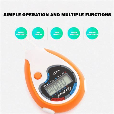Digital Stopwatch Timer Time Week Day Display Alar Vicedeal