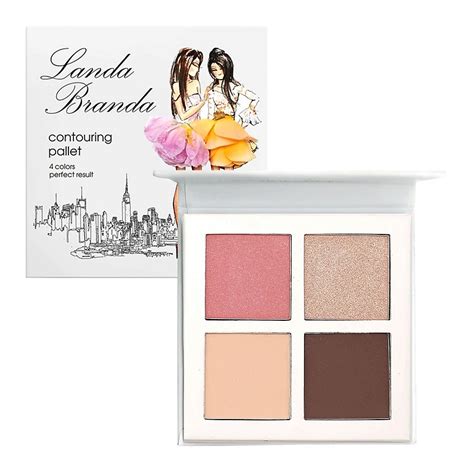LANDA BRANDA Палетка для контуринга Совершенный результат 4 оттенка ...