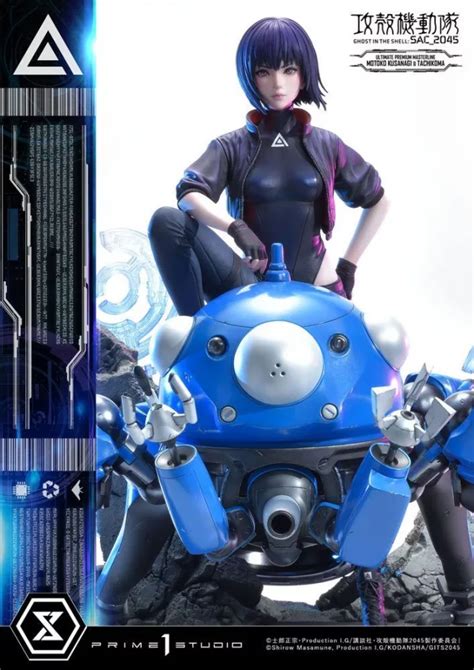Ghost In The Shell SAC 2045 Statue 1 4 Motoko Kusanagi And Tachikoma 50 Cm Prime 1 Studio