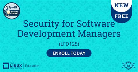Security For Software Development Managers LFD Linux Foundation Education