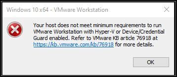 HOW TO Make Microsoft Hyper V And VMware Workstation Function Side By Side Experts Exchange