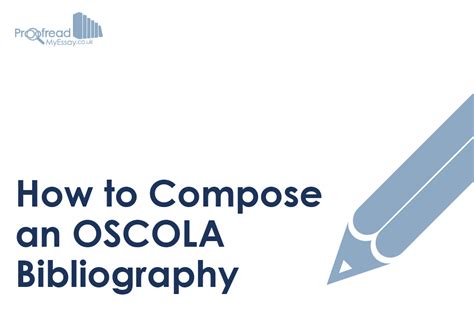 How To Compose An Oscola Bibliography Proofeds Writing Tips