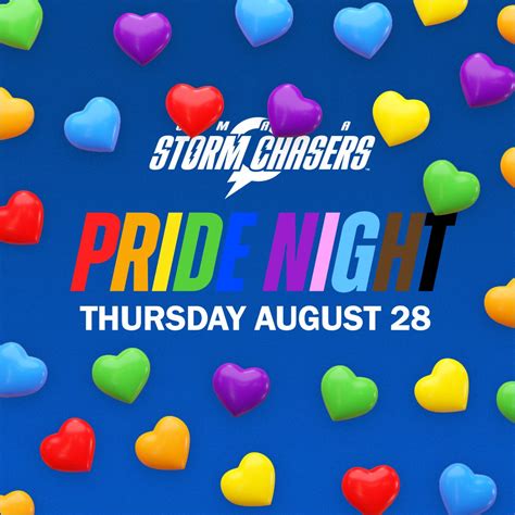 August 28th Is Our Annual Pride Omaha Storm Chasers Facebook
