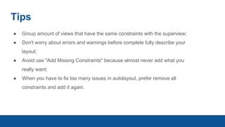 Understanding Auto Layout PPT