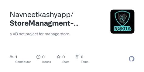 GitHub Navneetkashyapp StoreManagment Project VB Net A VB Net Project For Manage Store