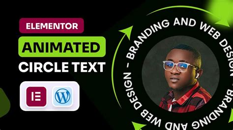 Make Animated Circle With Text Using The Elementor Path Widget — Web Design Youtube