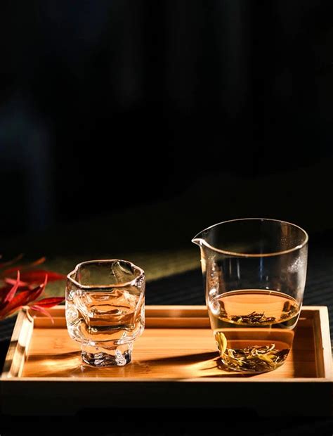 Japanese Crumple Whisky Shot Glass Glasscias