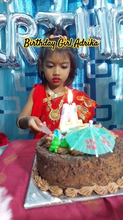 Adrika Birthday Birthday Girl Birthdayvlog Vlog Happybirthday Happy Cacke Shorts Reels