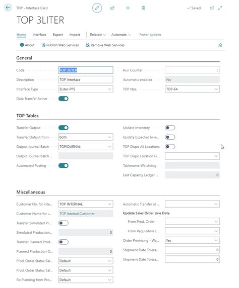 Setup Task Based Scheduling