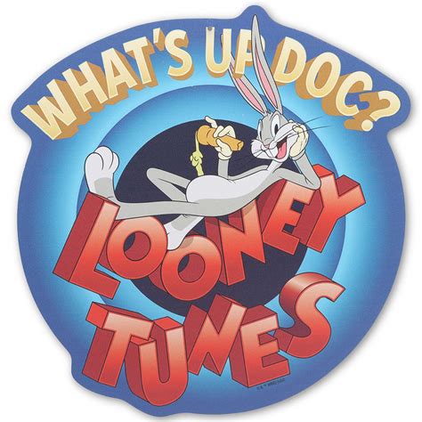 Looney Tunes Bugs Bunny Whats Up Doc Metal Sign Fun