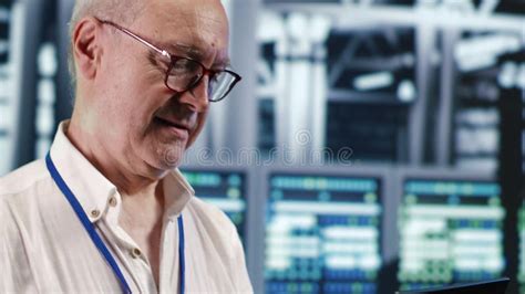 Efficient Server Room Management Stock Video Video Of Computer